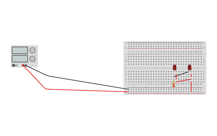 Circuit design parallel - Tinkercad