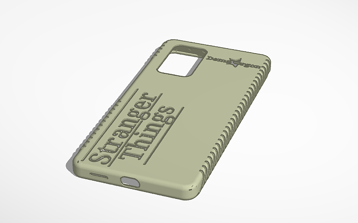 3D design XIAOMI NOTE 10 PR0 sTRANGER THINGS - Tinkercad