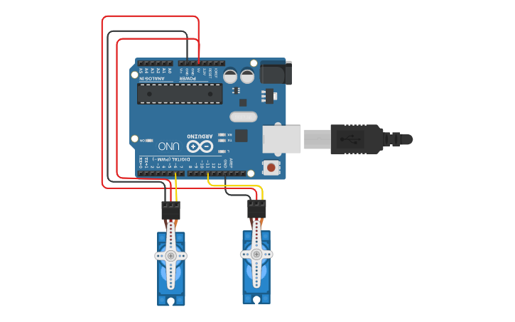 Circuit Design Micro Servo Com Arduino Tinkercad