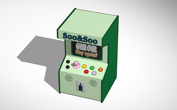 3D design Game console - Tinkercad