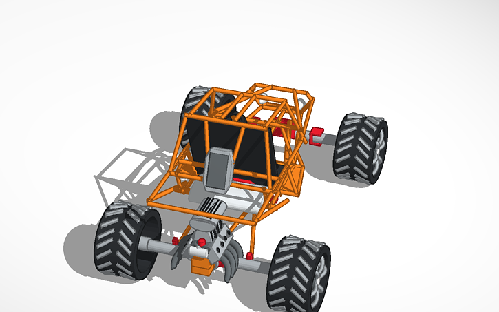 3D design Dunebuggy - Tinkercad