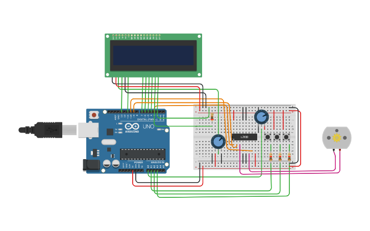 Circuit design Modul 6 - Tinkercad