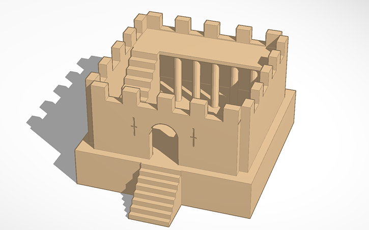 3D design Castle - Tinkercad