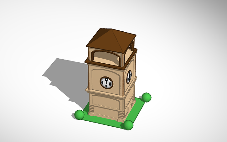 3D design Fortnite Clock Tower - Tinkercad