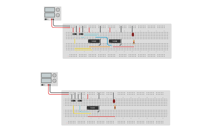 Circuit Design A B A B Tinkercad