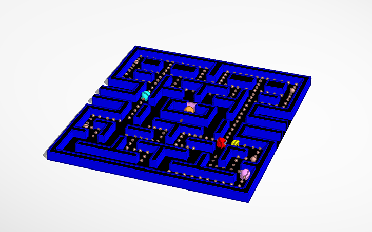 3D design Pac-man - Tinkercad