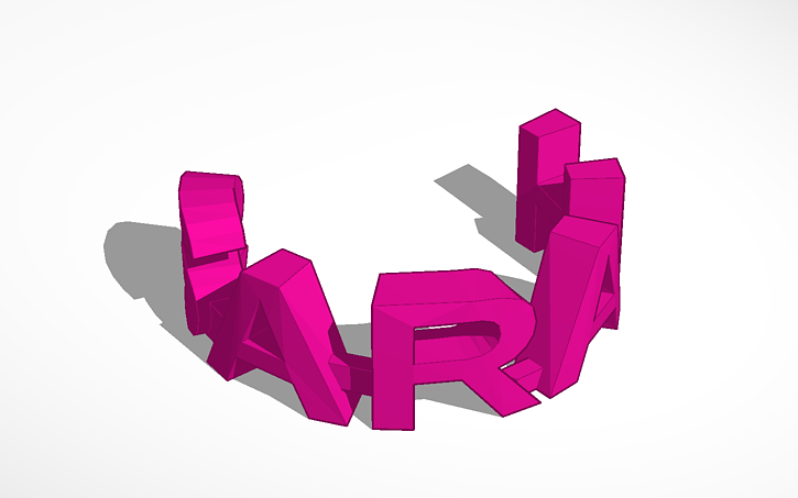 3D design Name - Tinkercad