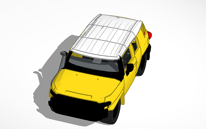 3D design 2014 FJ CRUISER - Tinkercad