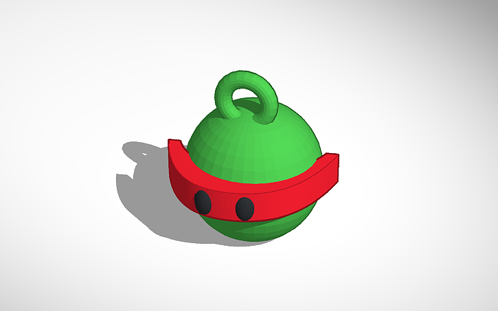 3D design Ninja turtle - Tinkercad