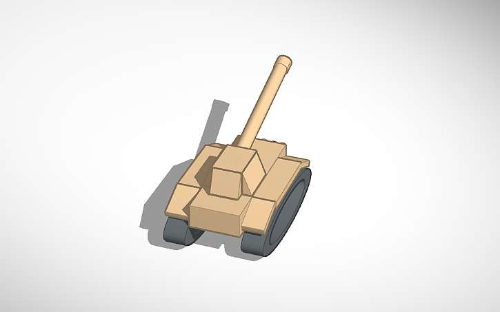 3D design tank | Tinkercad