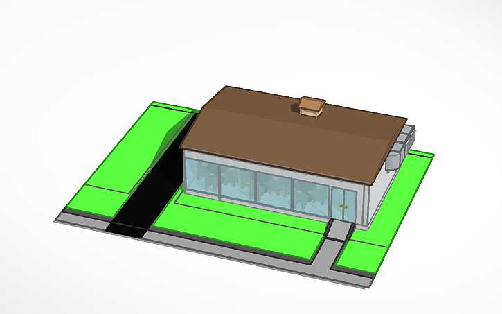 3D design Restaurante - Tinkercad