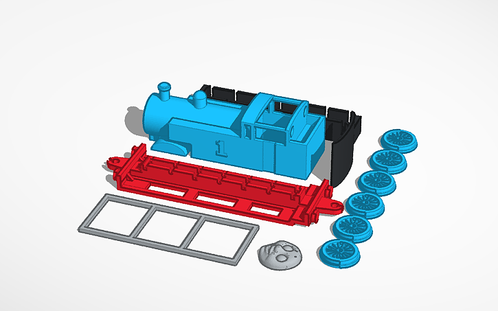 3D design Custom ERTL Thomas - Tinkercad