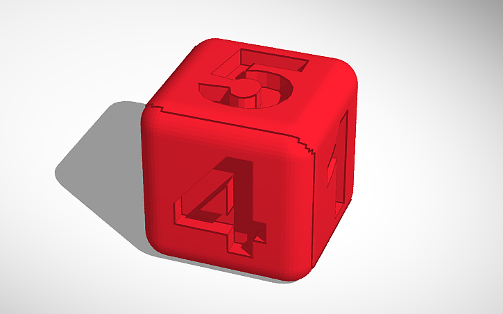 3D design Jake Paker- Dice | Tinkercad