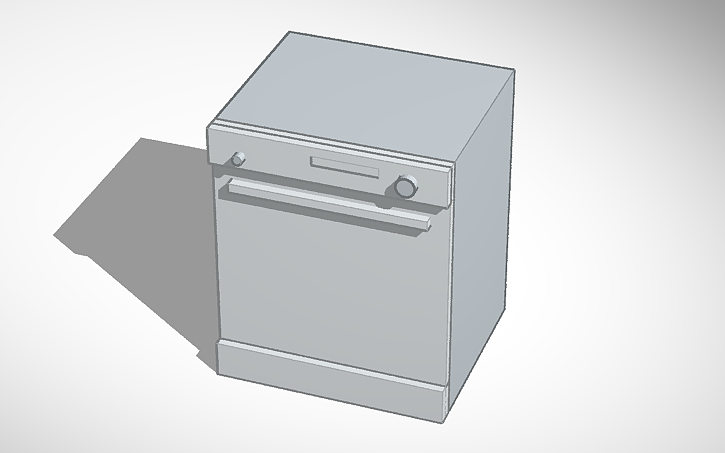 3D design Dishwasher 2 - Tinkercad