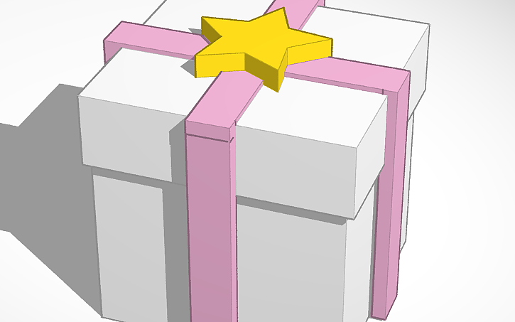 3D design Gift Box - Tinkercad