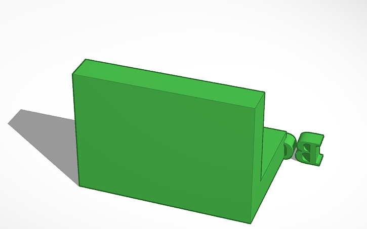 3D design Printable Book holder - Tinkercad