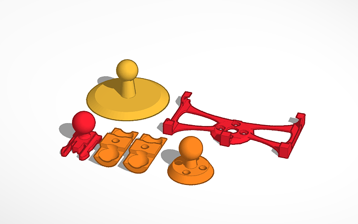 3D design gopro-ram mounts - Tinkercad