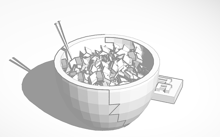 3D design rice - Tinkercad
