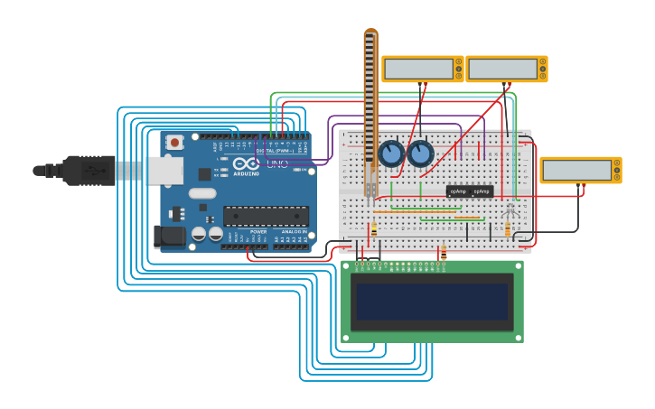 Circuit design Trabajo Práctico | Tinkercad