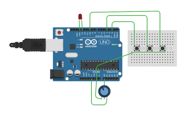 Circuit design EEPROM 2 | Tinkercad