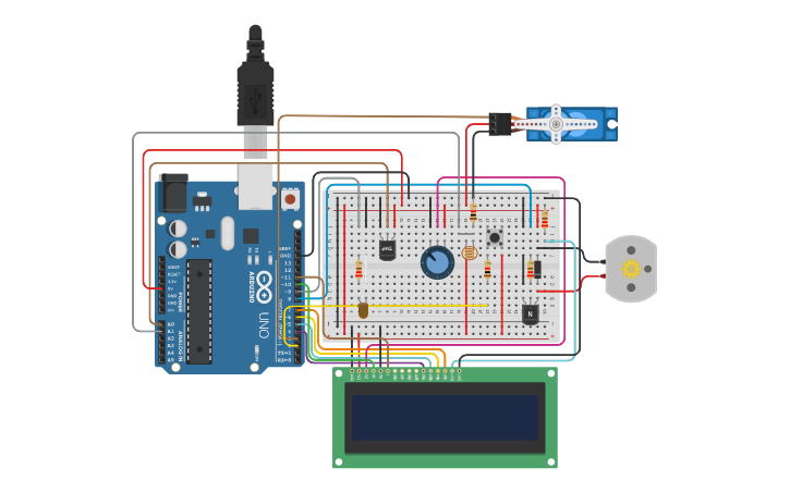 Circuit design Home Automation | Tinkercad