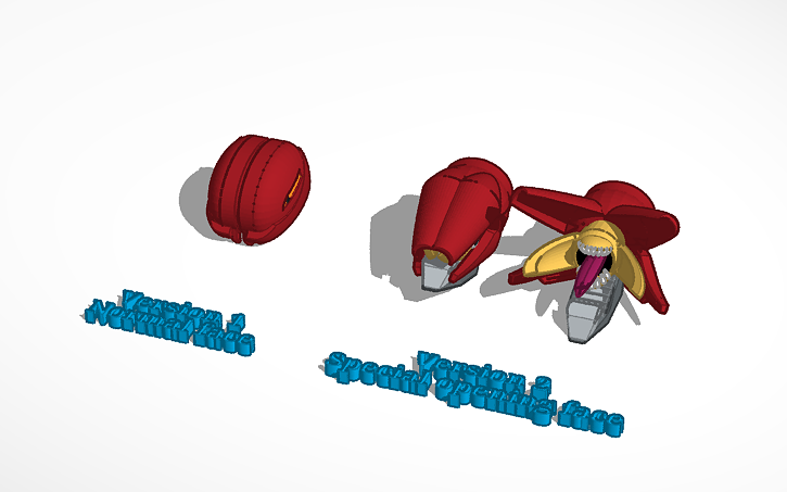 3D design Rahkshi head preview (I can't decide which version of the ...