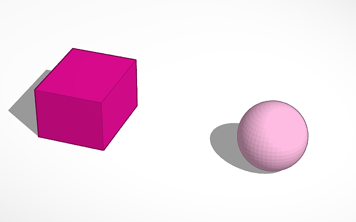3D design Quader_Kugel_Sam | Tinkercad