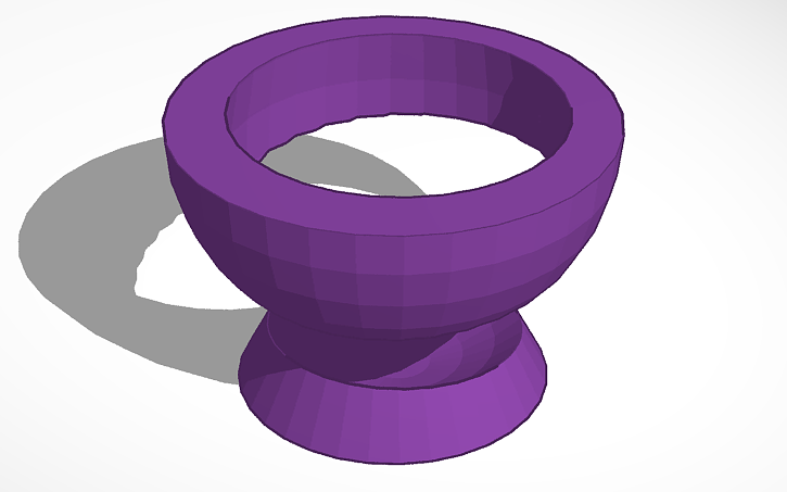 3D design Lesson: Egg cup result | Tinkercad