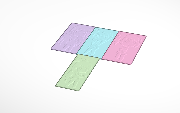 3D design Doki Doki Literature club in Gacha Life! - Tinkercad