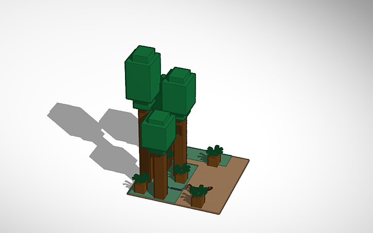 3D design The Forest floor - Tinkercad