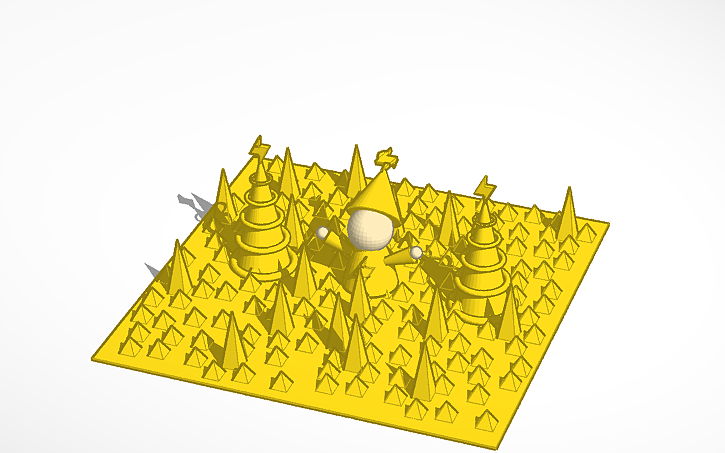 3D design lightning wizard - Tinkercad