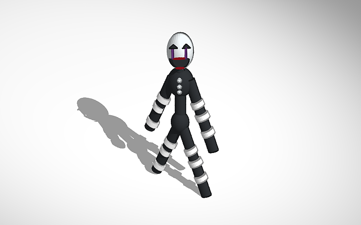 3D design bootleg puppet - Tinkercad