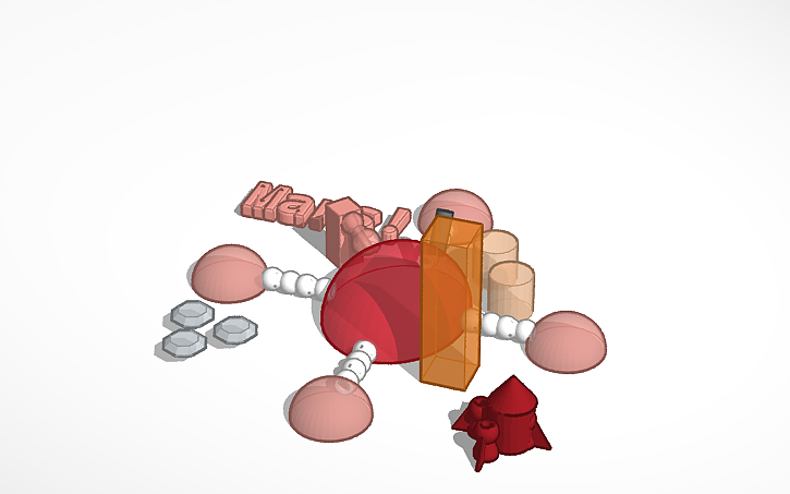 3D design Mars - Tinkercad