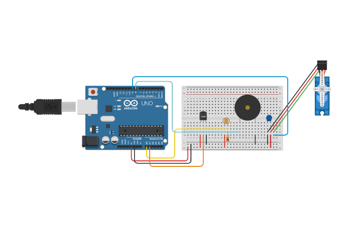 Circuit design PR and TMP - Tinkercad