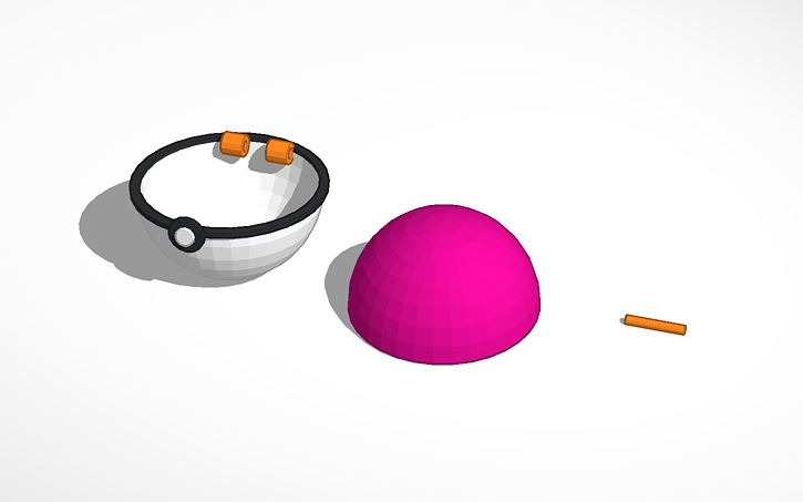3D design Pokeball Factory Blueprints | Tinkercad