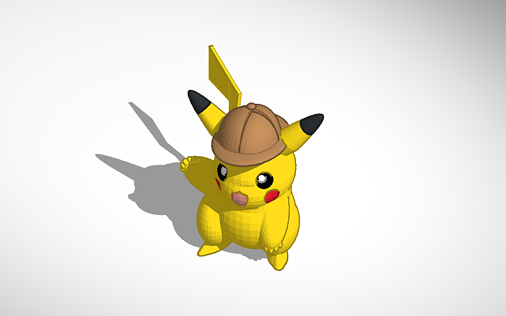 3D design Detective Pika BOI - Tinkercad