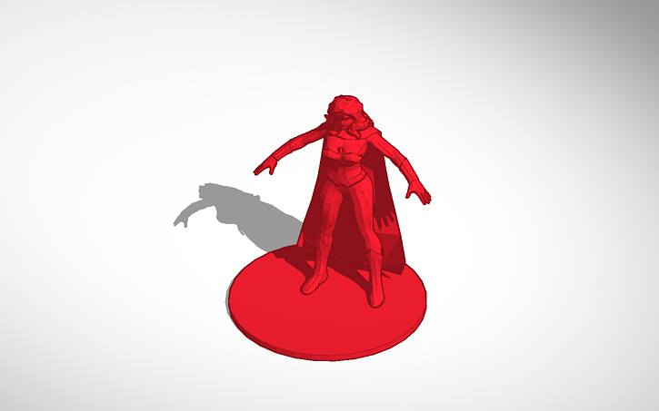 3D design Wonder Women - Tinkercad