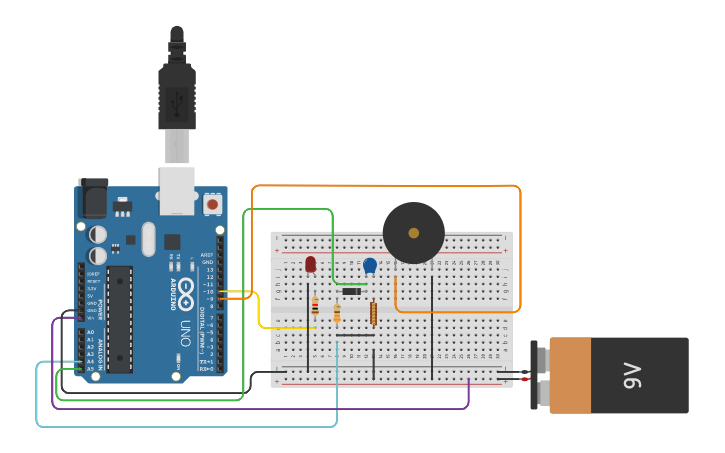 Circuit design Metal-Detector - Tinkercad