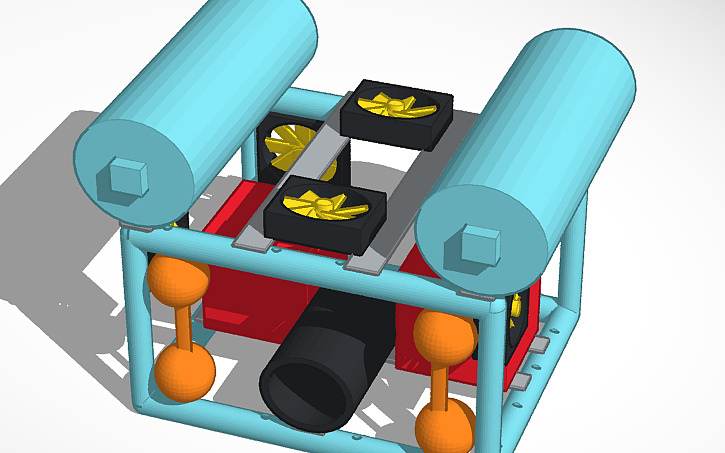 3D design underwater robot - Tinkercad