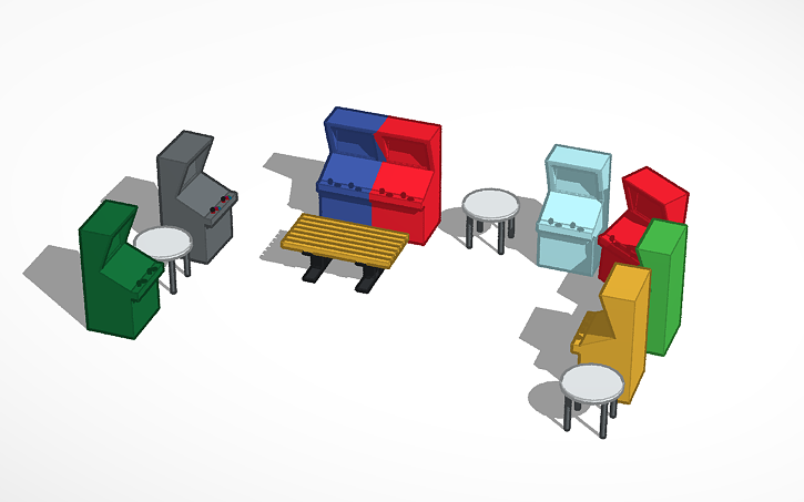 3D design Arcade - Tinkercad