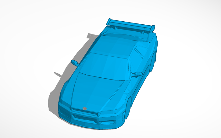 3D design Nissan GT-R R34 Z Tune | Tinkercad