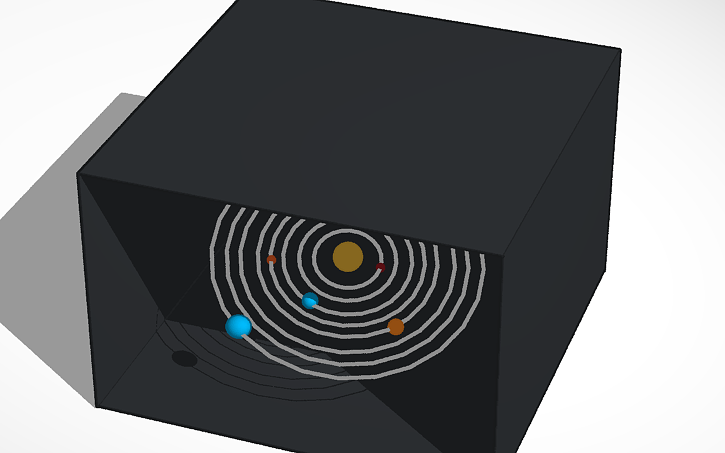 3D design THE SOLAR SYSTEM - Tinkercad