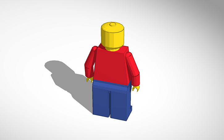 3D design lego man - Tinkercad