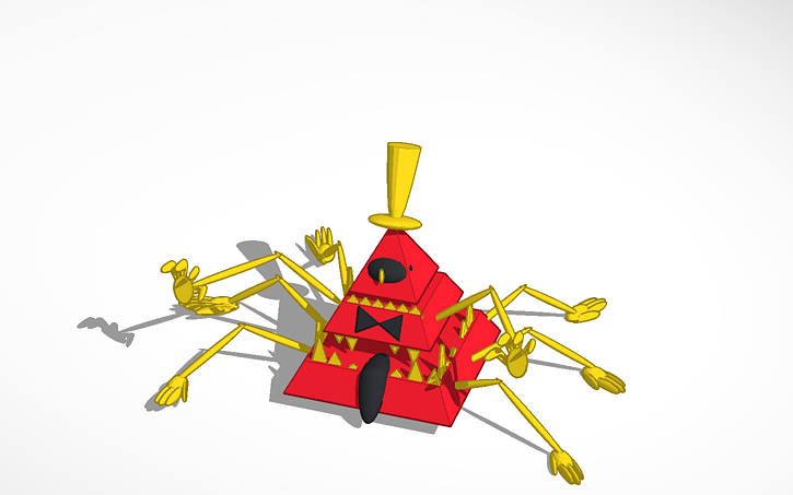 3D design bill cipher - Tinkercad