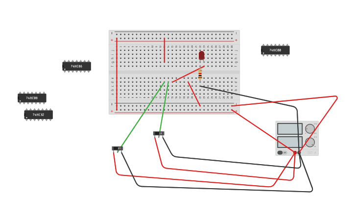 Circuit Design Verifying Xor Gate Tinkercad
