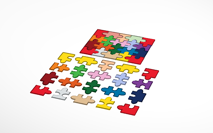 3D design puzzle | Tinkercad