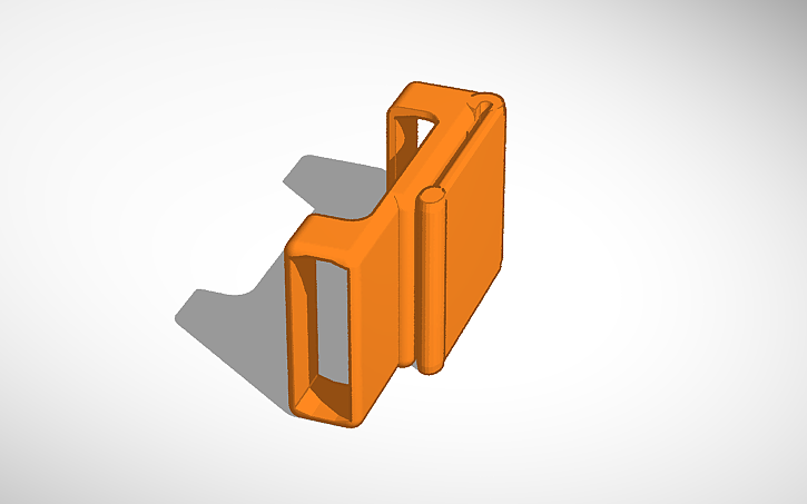 3D design Riedel DisTag belt clip - Tinkercad