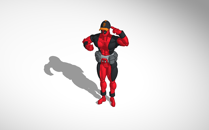 3d Design Deadpool Tinkercad