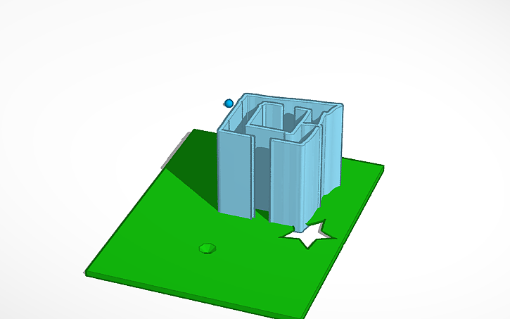 3D design maze - Tinkercad