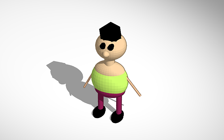 3D design hamood meme 3d arab - Tinkercad